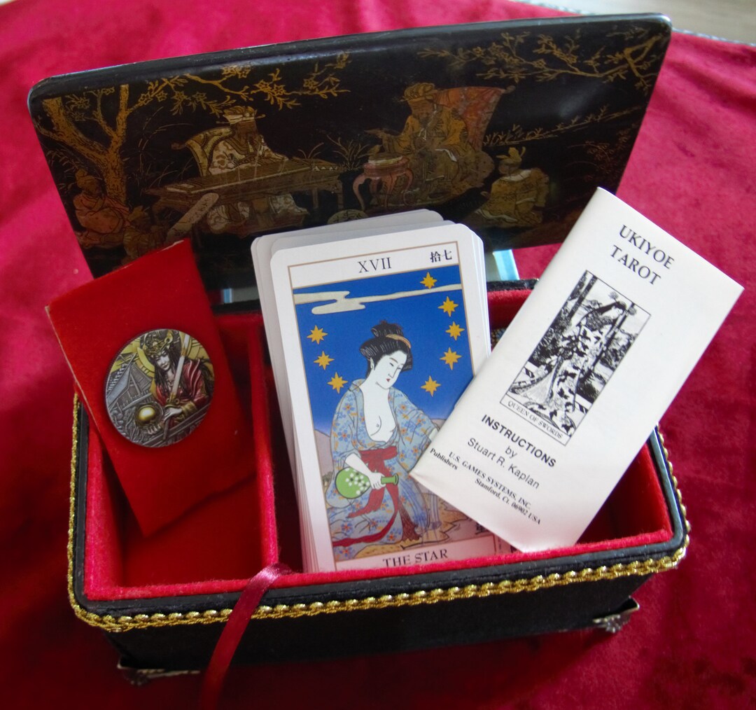 Ukiyoe Tarot Deck Japanese Handmade Box - Etsy