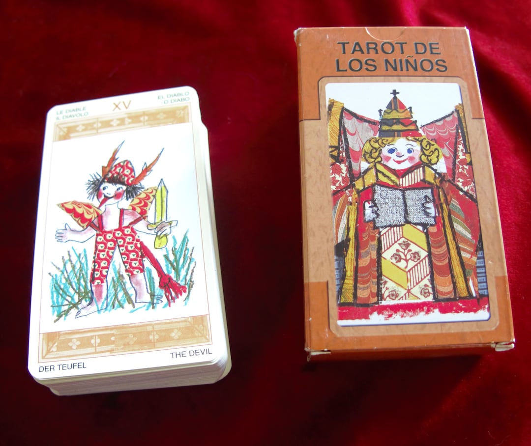 Children Tarot - Tarot Des Enfants - VERY RARE - Etsy