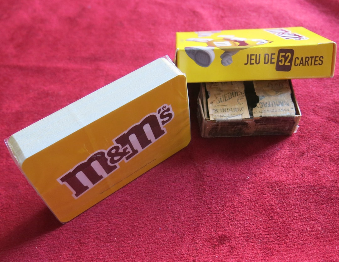 M&m's Vintage Playing Cards - Etsy