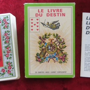 The Book of Destiny 80s Fortune Telling Cards - Le Livre Du Destin - Etsy