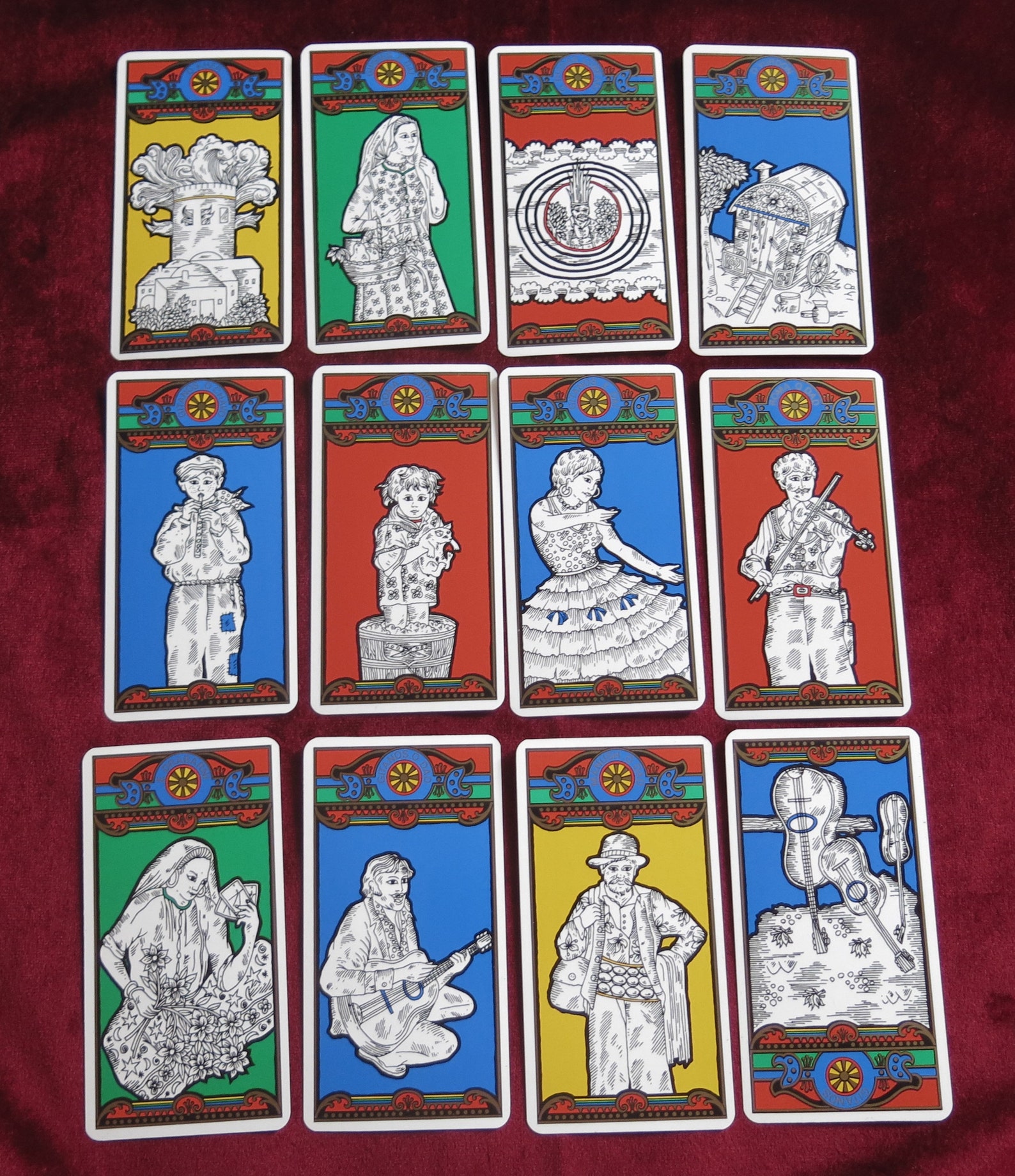 Tzigane Tarot of the Roms 1984 Tchalai - Etsy