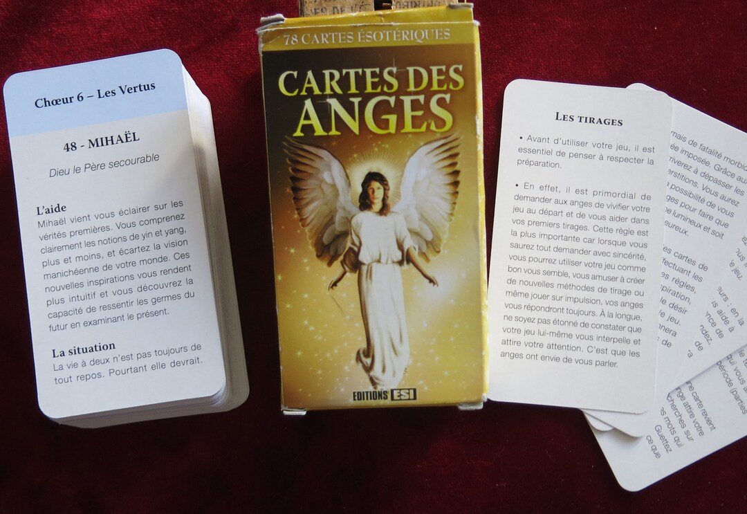 Angel Cards: 78 Esoteric Cards - Cartes Des Anges - Communicate With ...