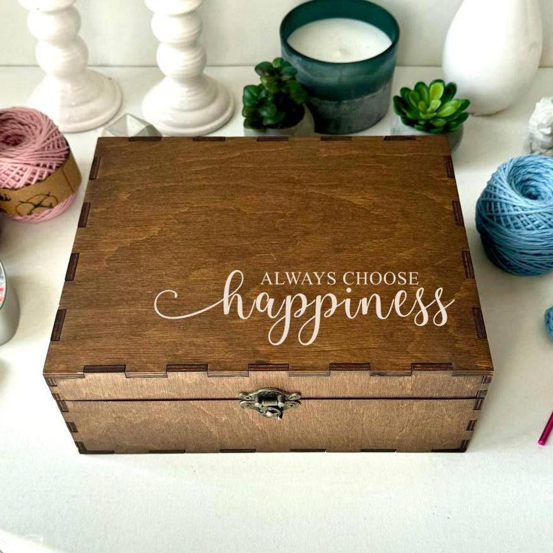 Personalized Gift Box With Engraving – Stylish Organizer for Keepsakes ...