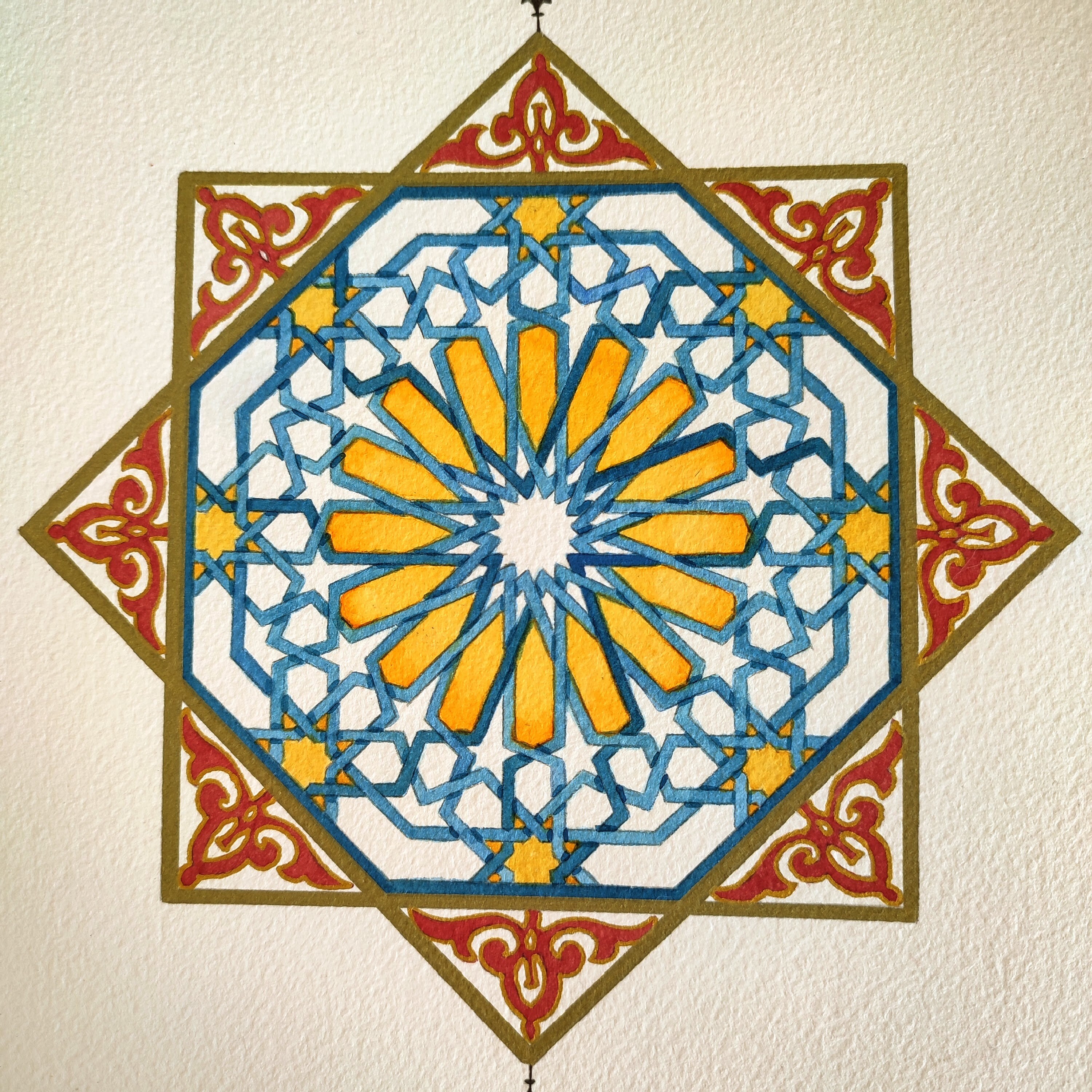 Original Islamic Wall Art, Hand Painted,eid Gift,first Mothers Day - Etsy