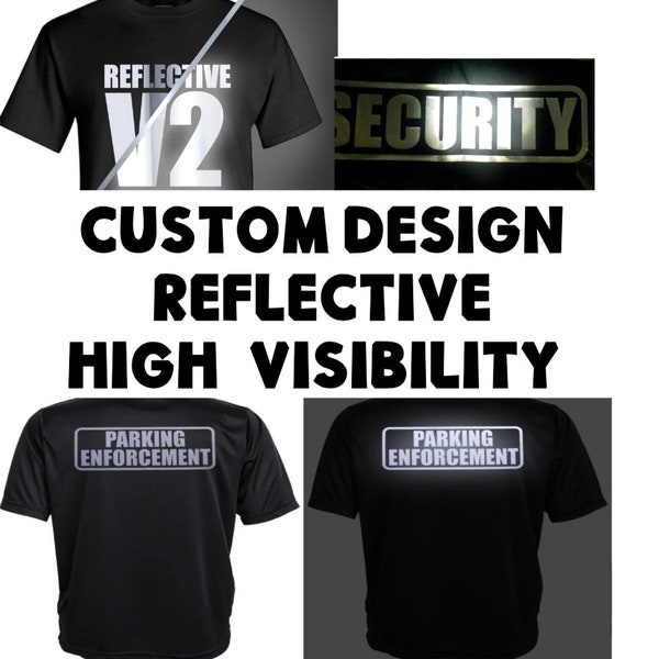 Reflective Tshirt - Etsy