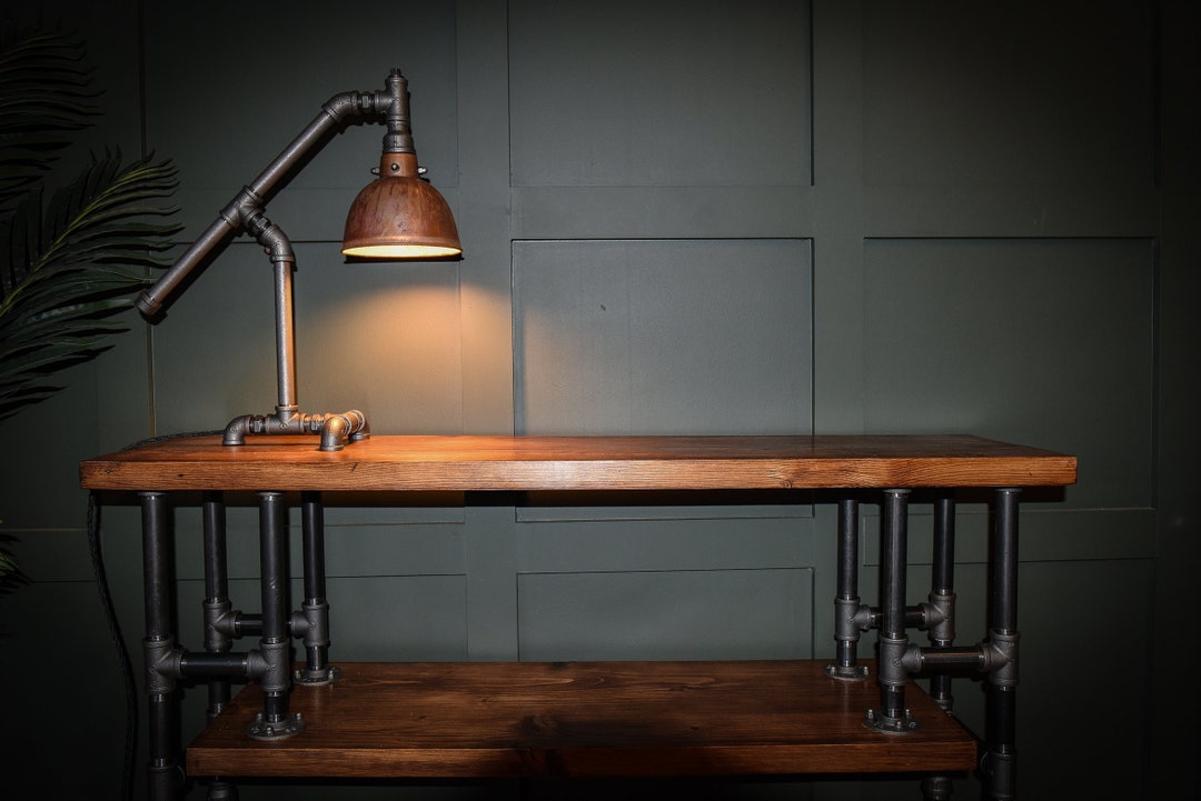 Industrial Style Table Lamp - Etsy UK