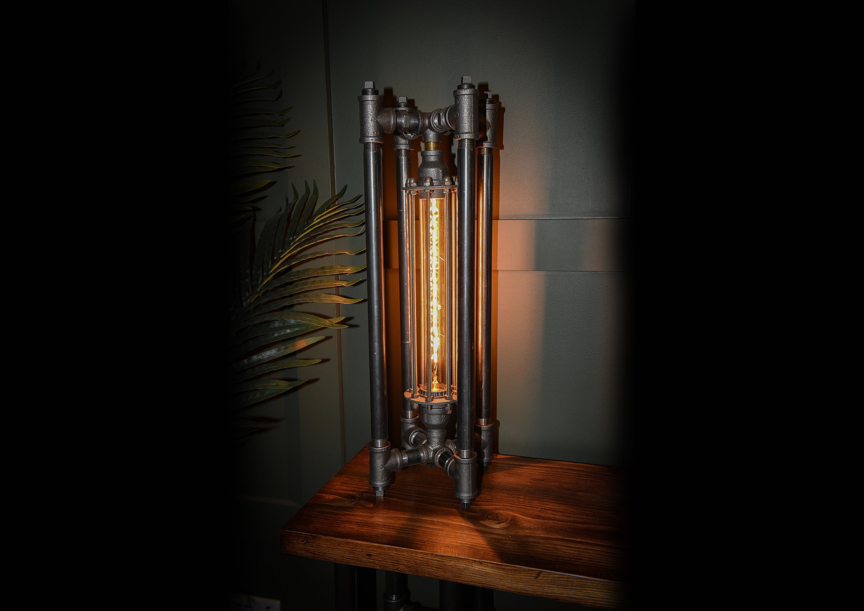 Industrial Style Table Lamp - Etsy UK