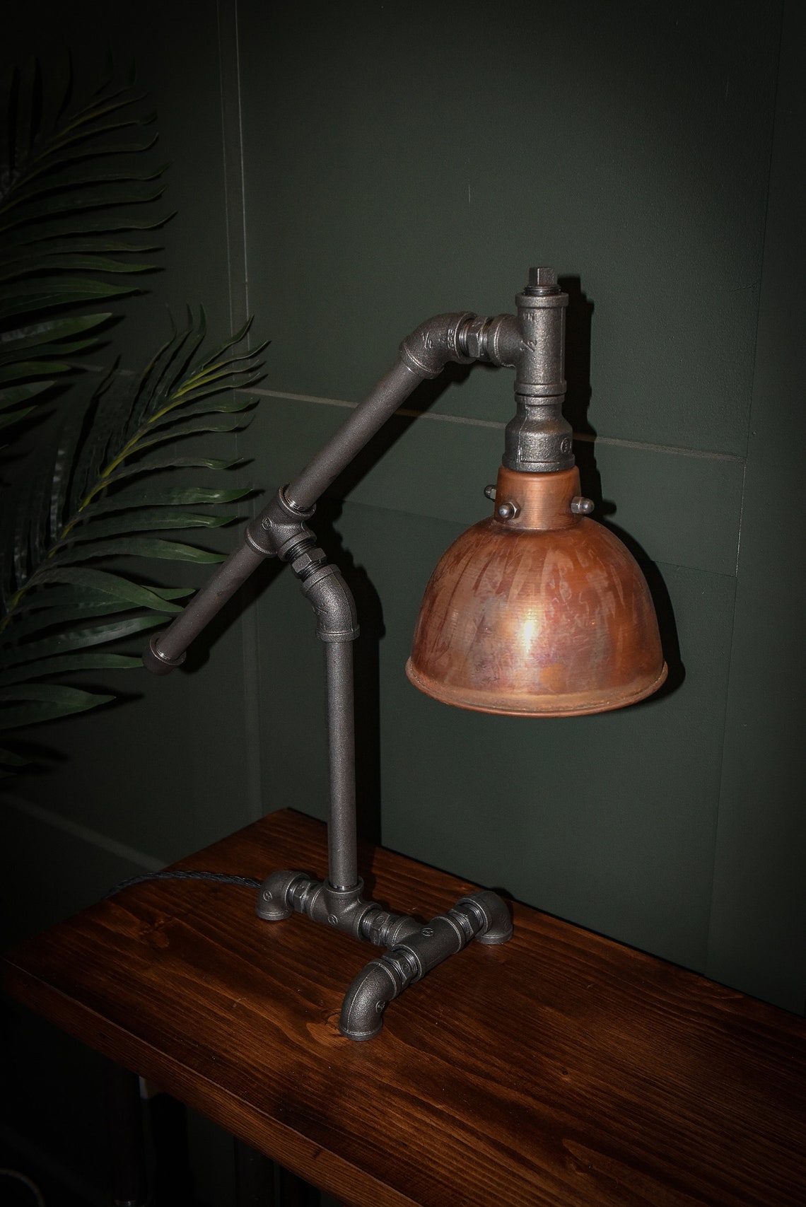 Industrial Style Table Lamp - Etsy UK