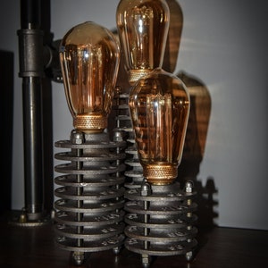 Industrial Style Table Lamp - Etsy UK