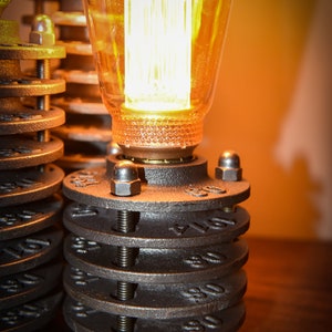 Industrial Style Table Lamp - Etsy UK
