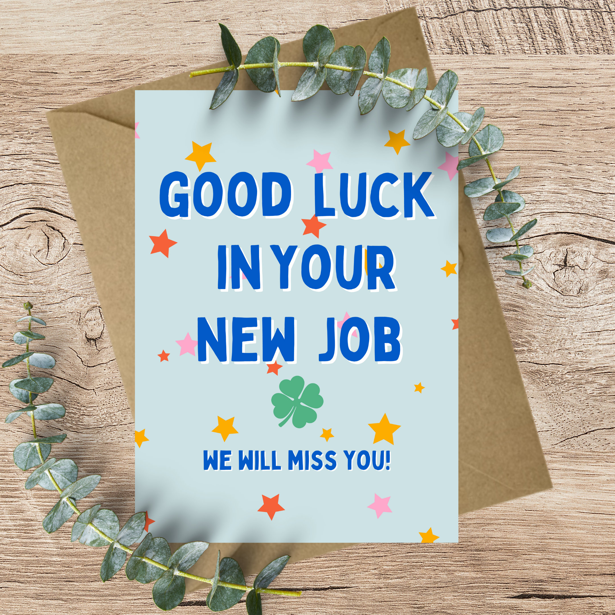 Good Luck We Will Miss You Cards