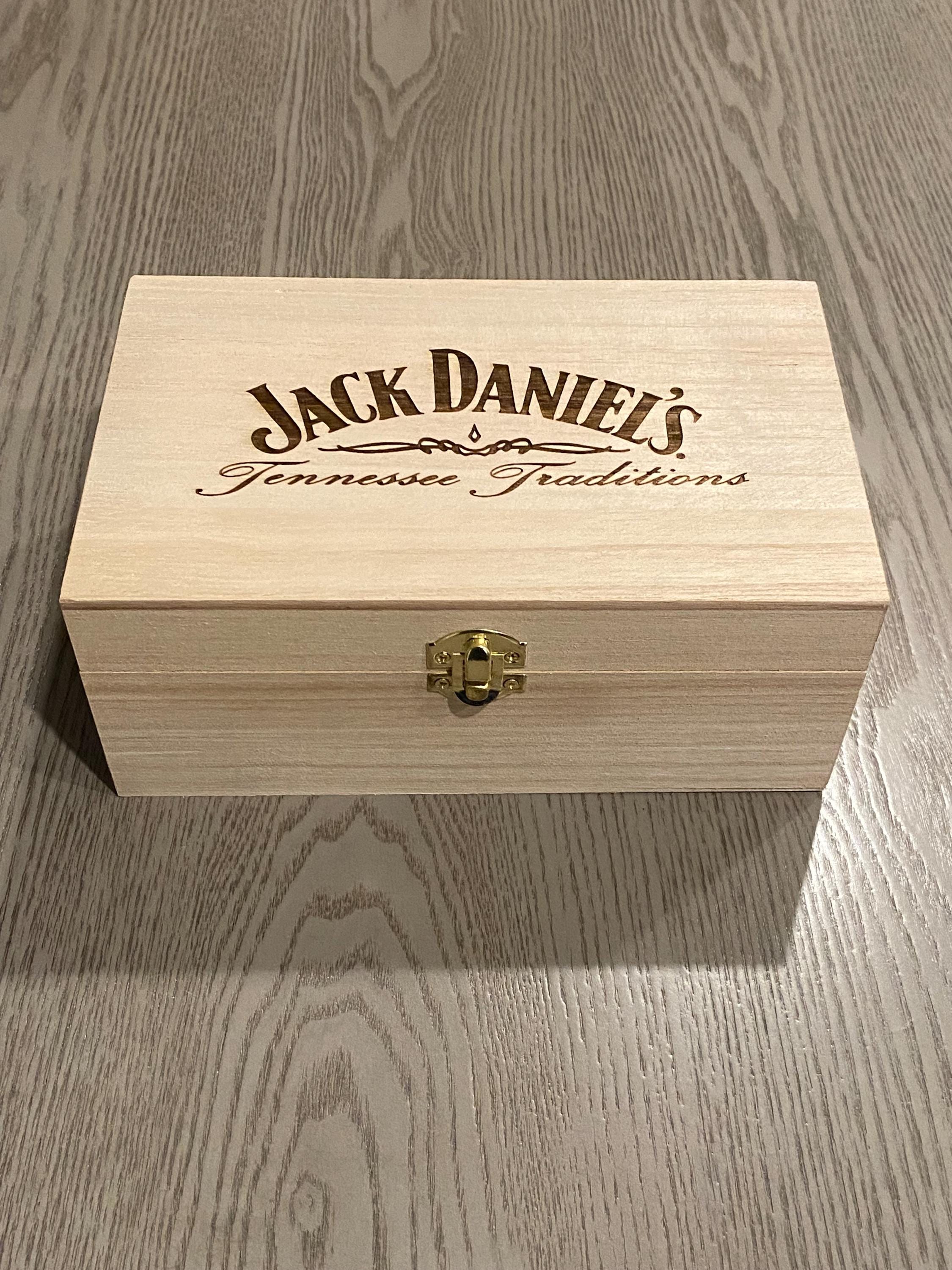 Engraved Wood Box Jack Daniels Memory / Keepsake Box - Etsy