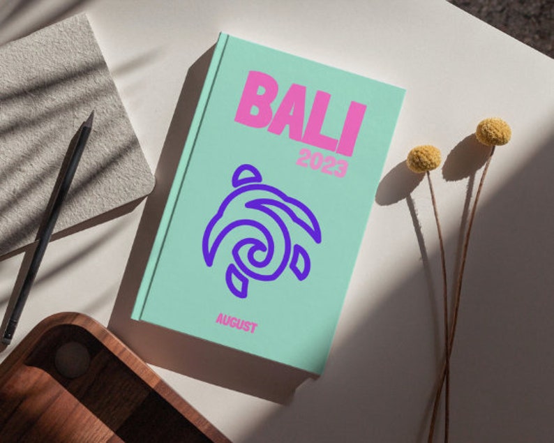 BALI Aesthetic Travel Coffee Table Photo Book Template Personalized ...