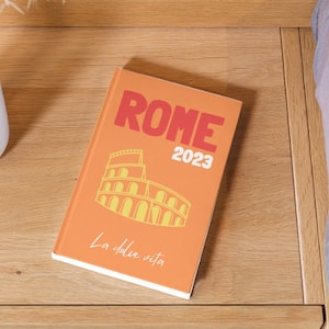 ROME Aesthetic Travel Coffee Table Photo Book Template Personalized ...