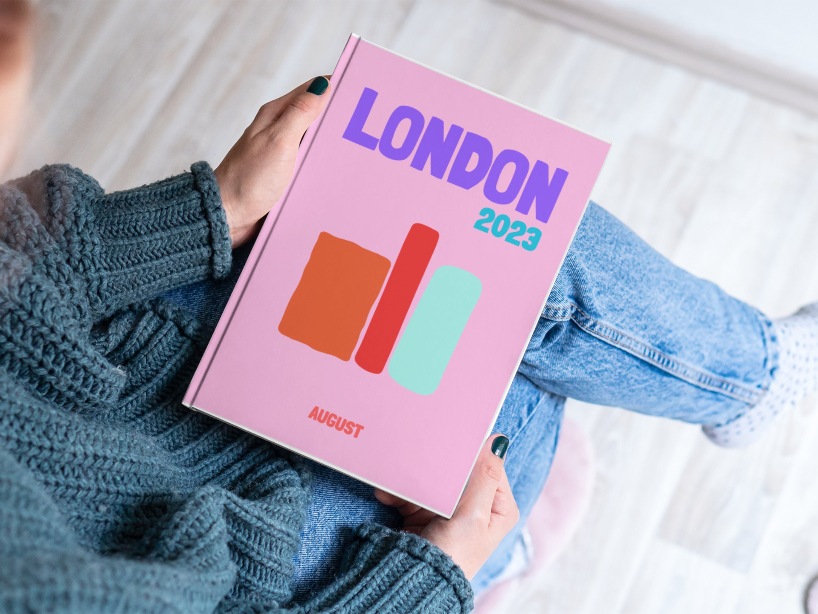 LONDON Aesthetic Travel Coffee Table Photo Book Template Personalized ...