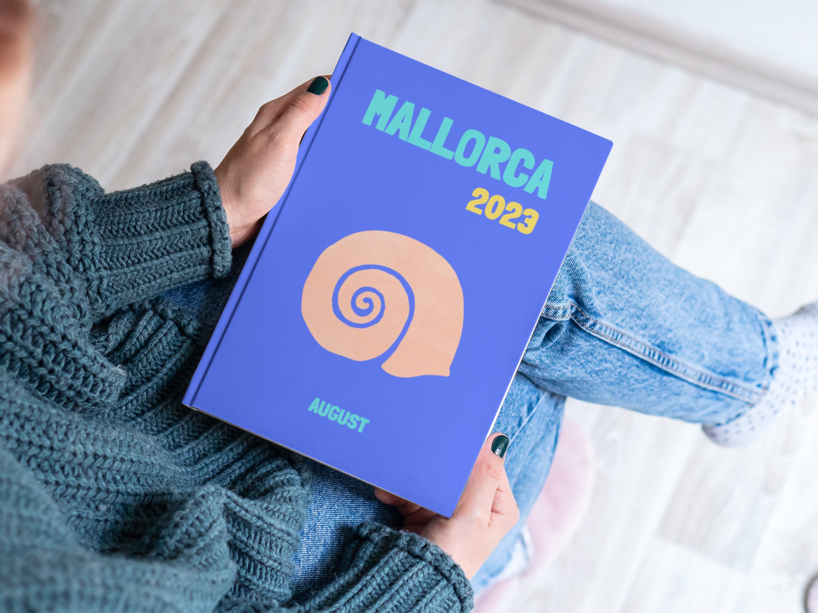 MALLORCA Aesthetic Travel Coffee Table Photo Book Template Personalized ...