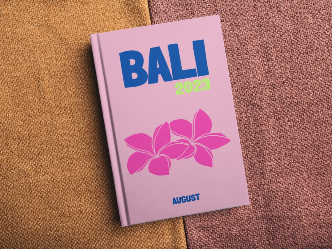 BALI Aesthetic Travel Coffee Table Photo Book Template Personalized ...