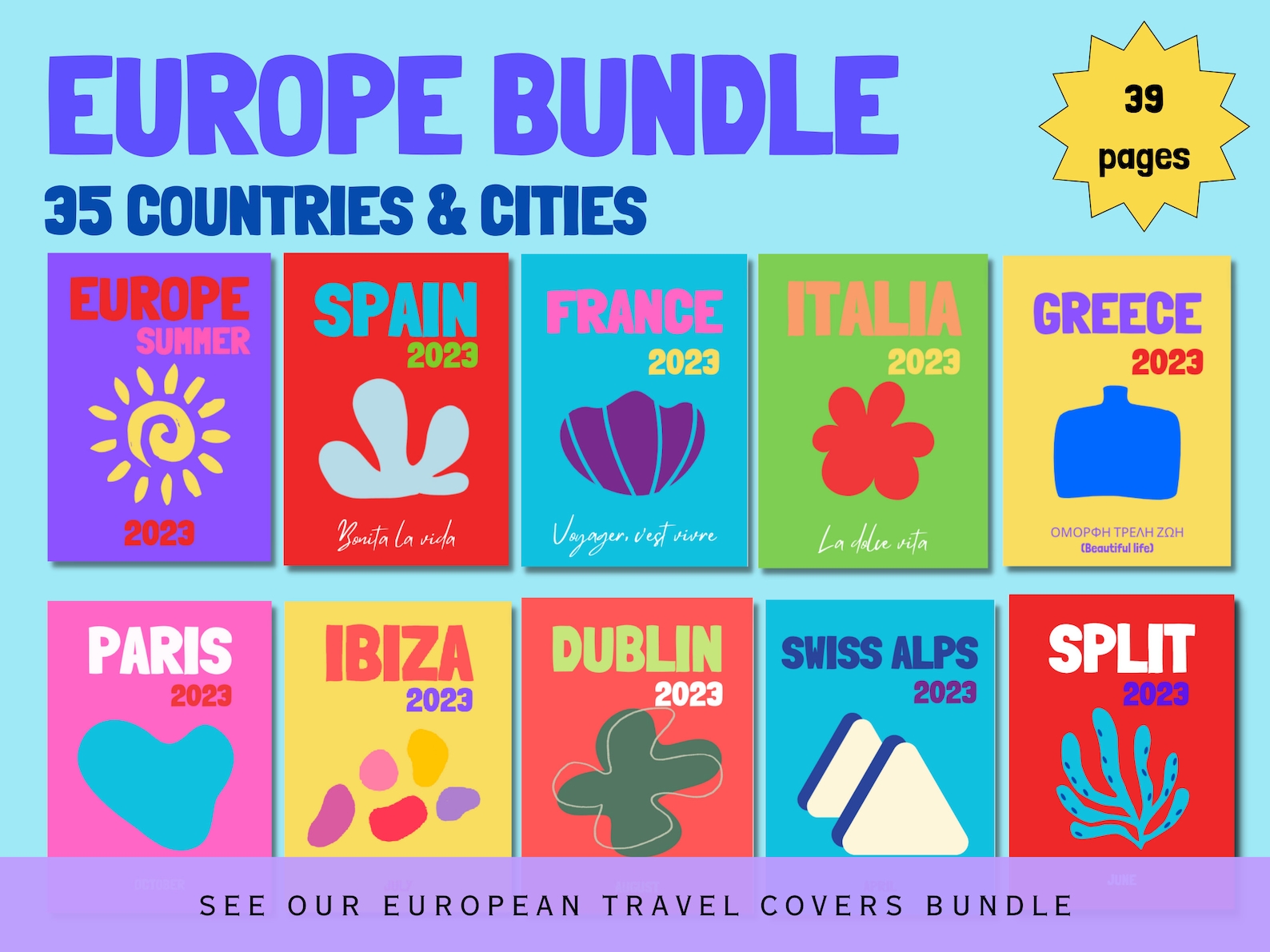 SPAIN Aesthetic Travel Coffee Table Photo Book Template Personalized ...