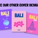 Bali Travel Photo Book Template: DIY Coffee Table Album (digital ...