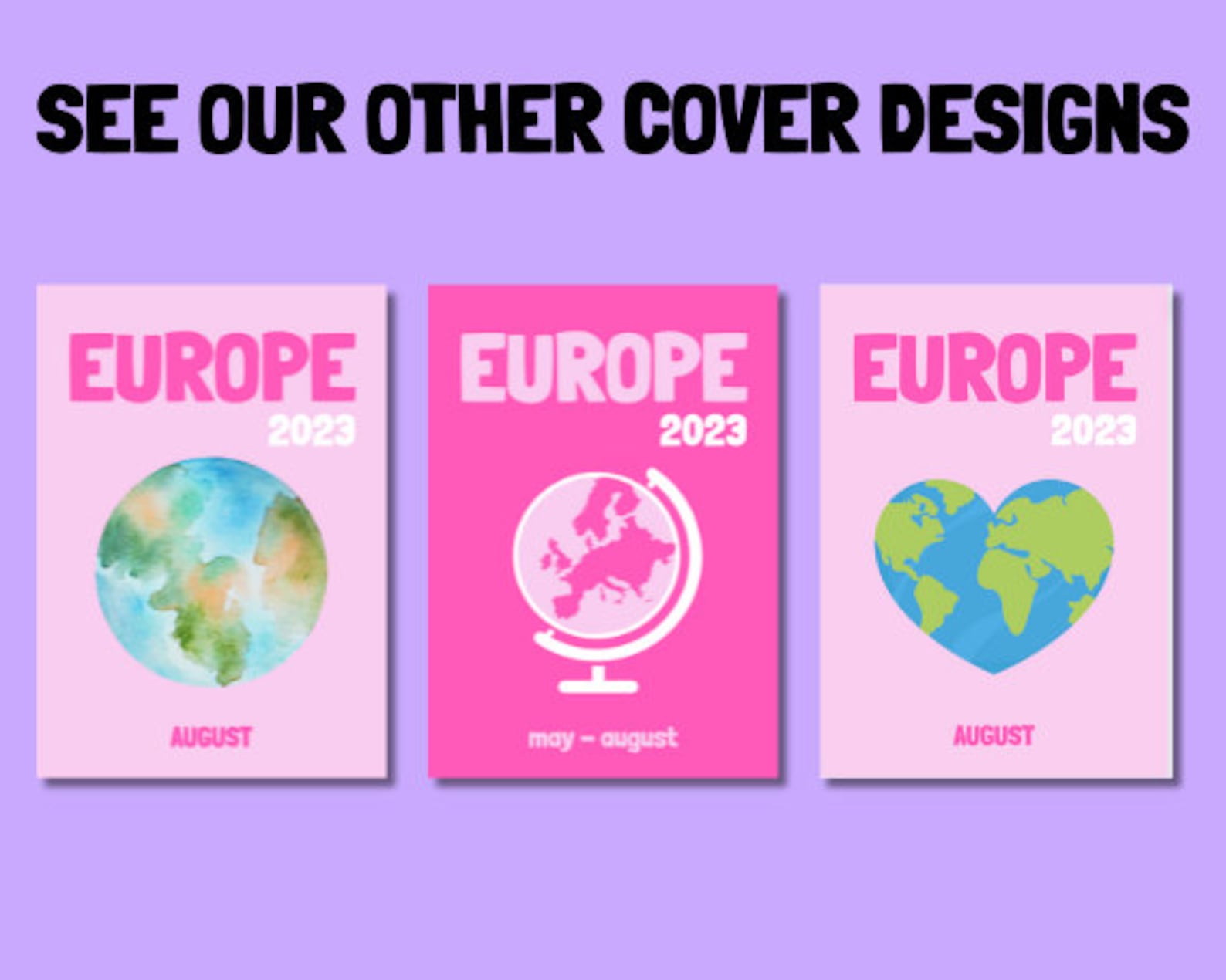 EUROPE Aesthetic Travel Coffee Table Photo Book Template Personalized ...