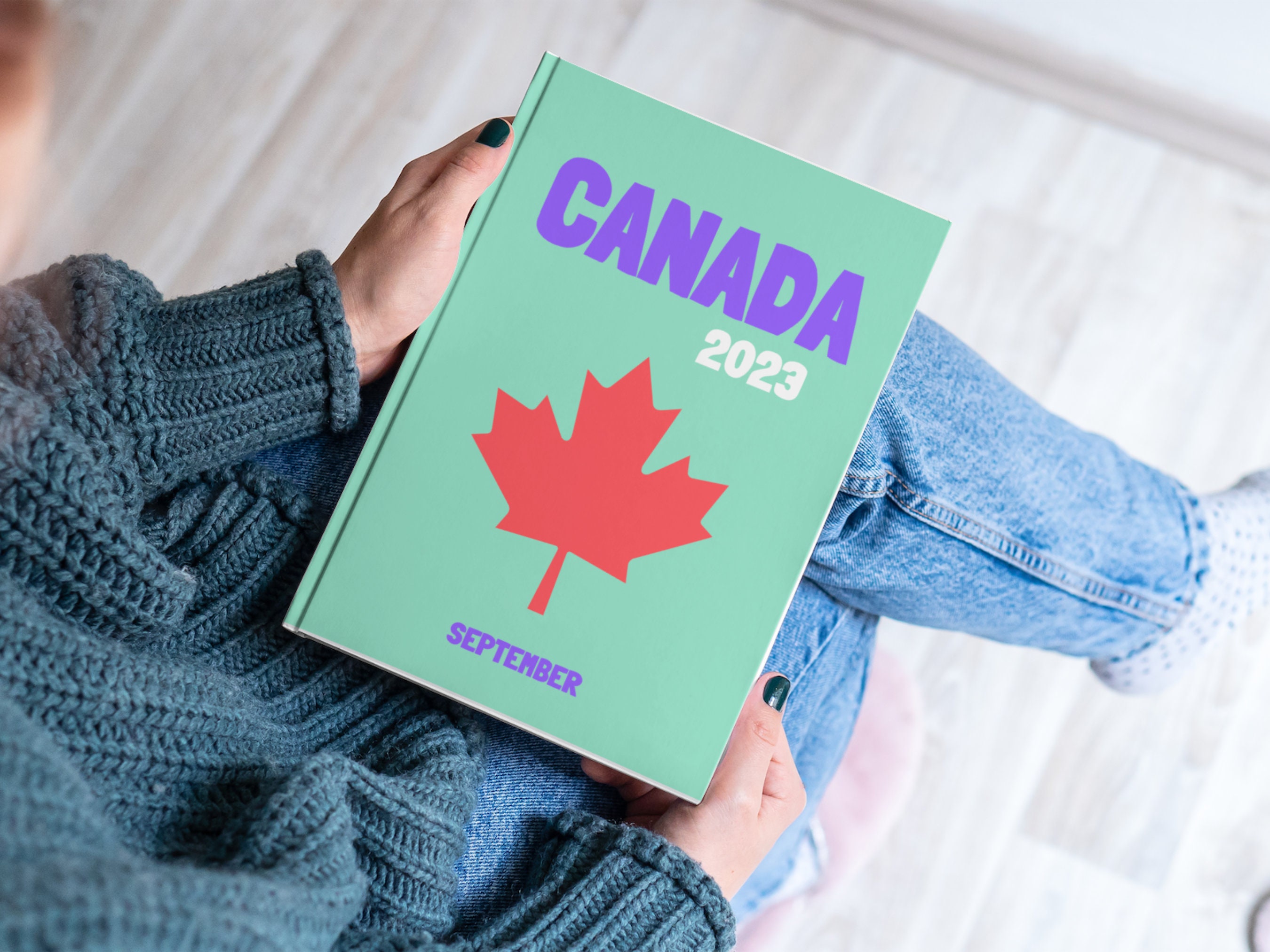 CANADA Aesthetic Travel Coffee Table Photo Book Template Personalized ...