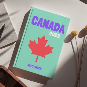 CANADA Aesthetic Travel Coffee Table Photo Book Template Personalized ...