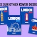 London Travel Photo Book Cover Template: DIY Coffee Table Album ...