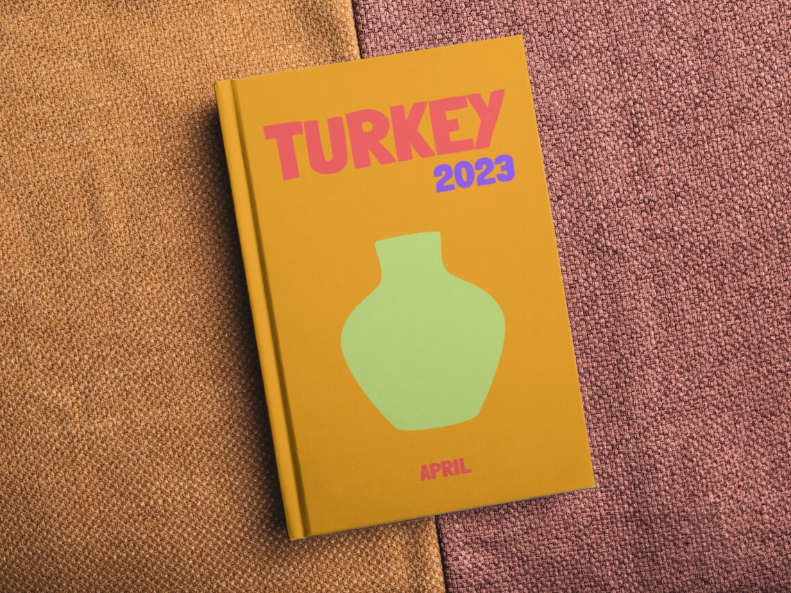 TURKEY Aesthetic Travel Coffee Table Photo Book Template Personalized ...