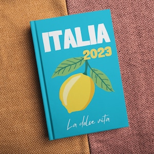 ITALY Aesthetic Travel Coffee Table Photo Book Template Personalized ...