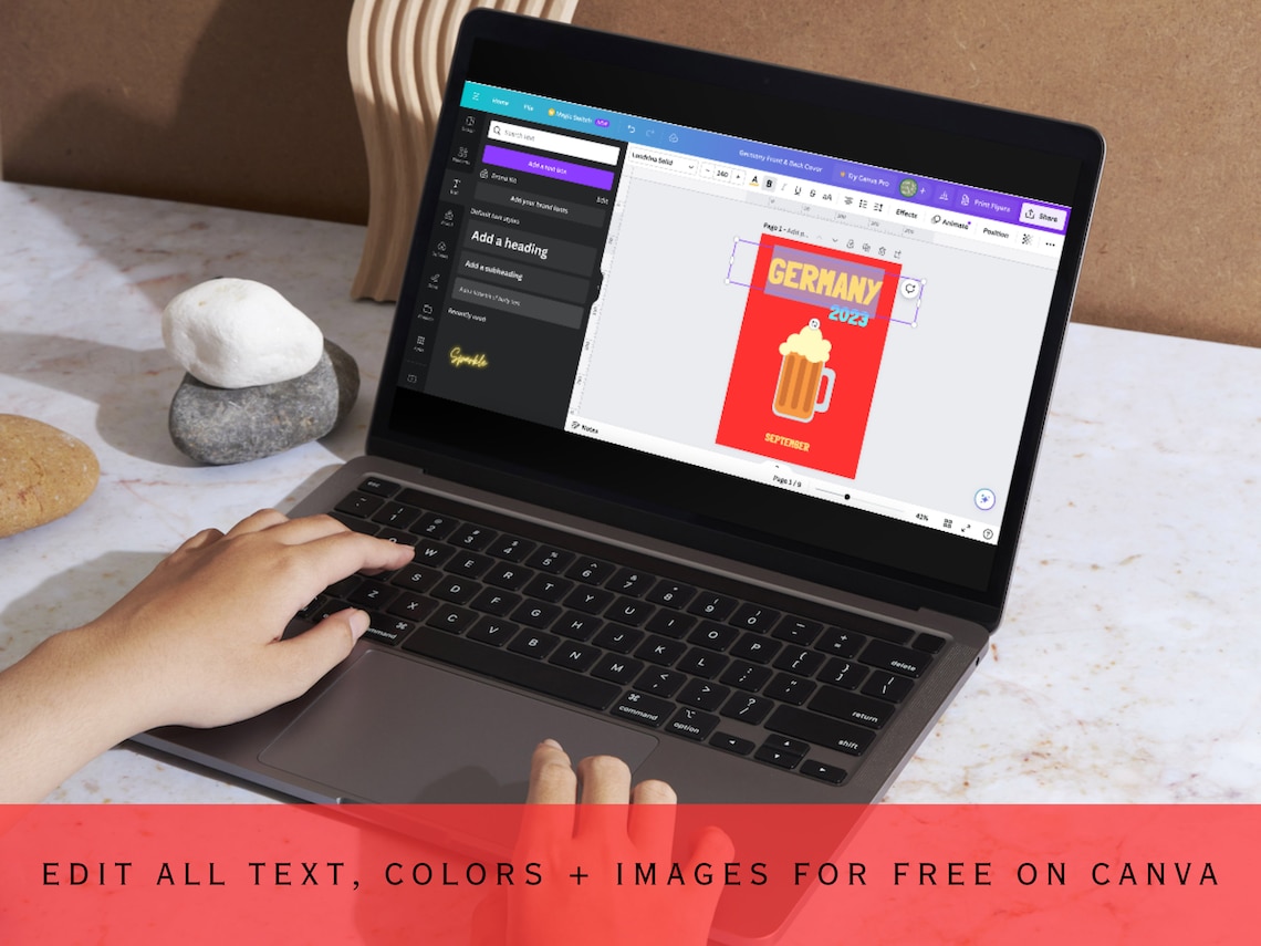 GERMANY Aesthetic Travel Coffee Table Photo Book Template Personalized ...