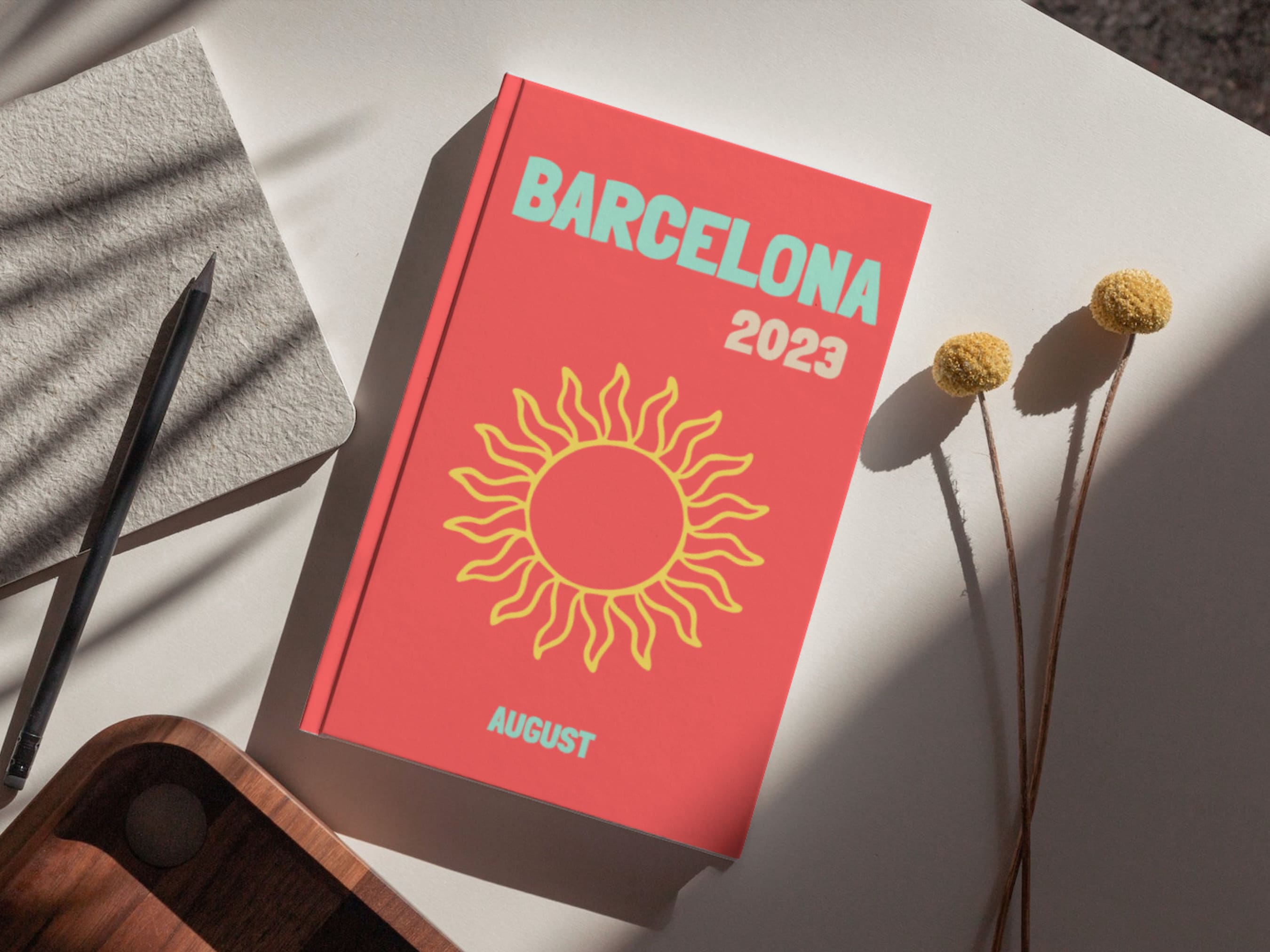 BARCELONA Aesthetic Travel Coffee Table Photo Book Template Personalized Photobook Canva ...