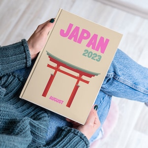 JAPAN Aesthetic Travel Coffee Table Photo Book Template Personalized ...