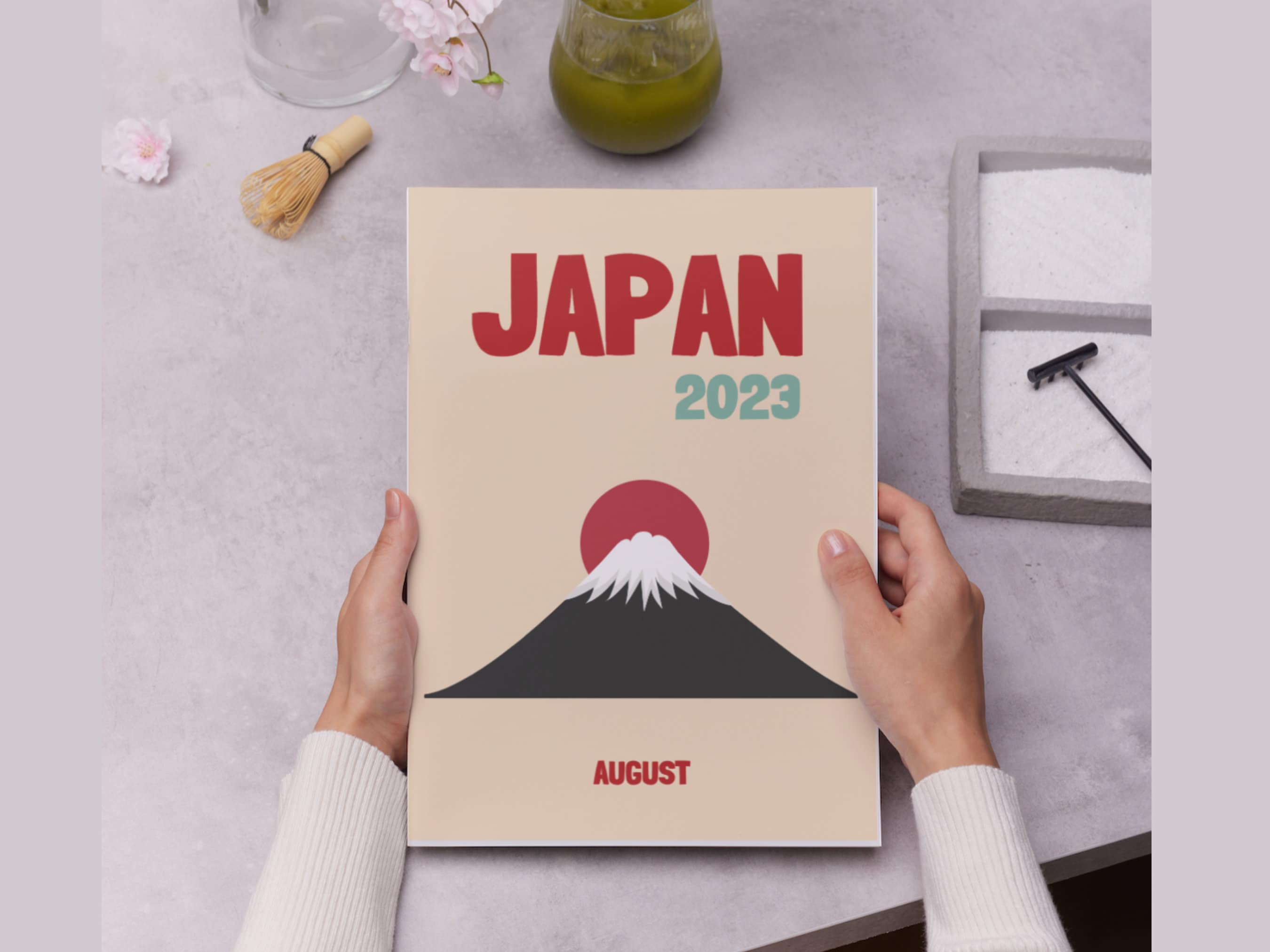 JAPAN Aesthetic Travel Coffee Table Photo Book Template Personalized ...