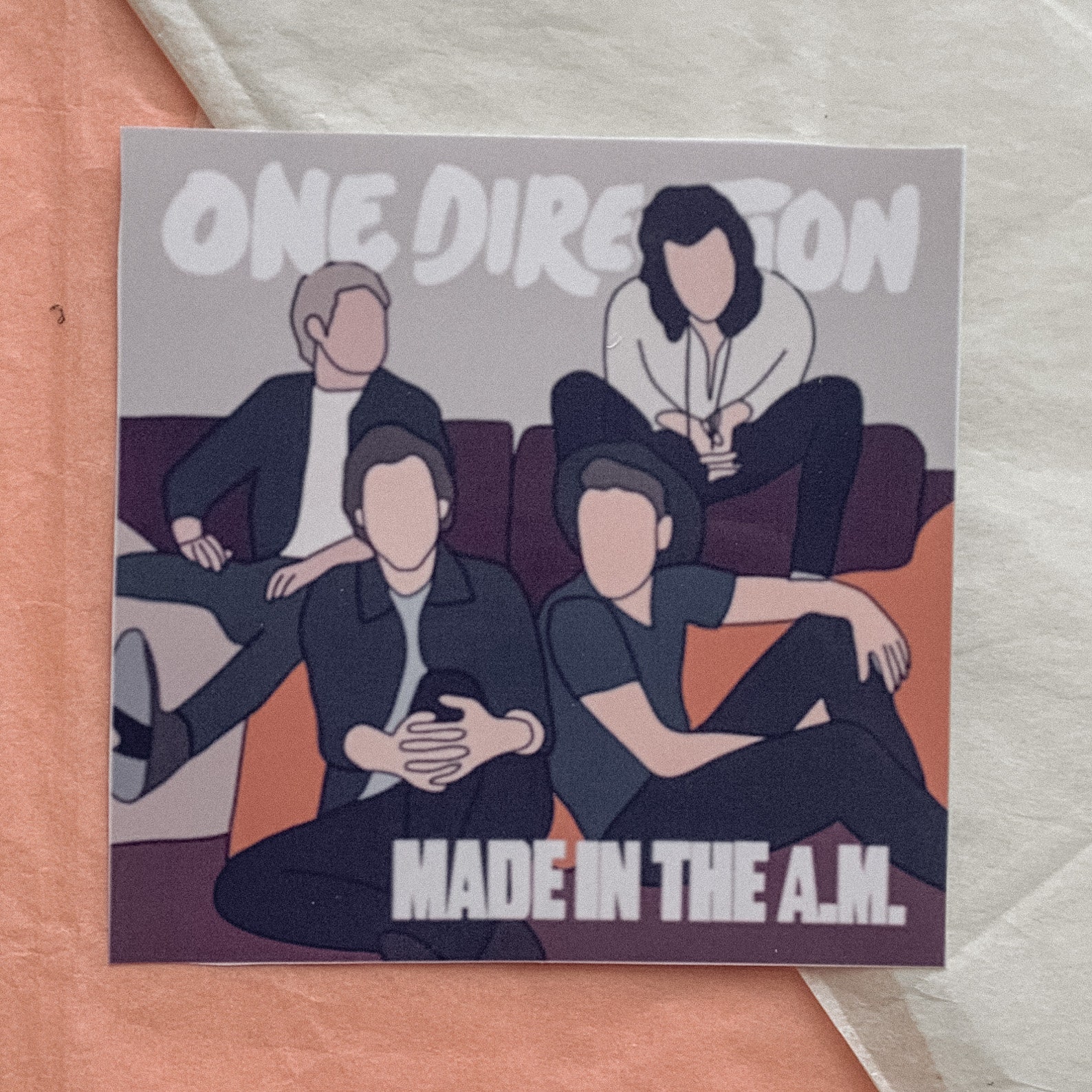 One Direction Album Cover Stickers | Etsy