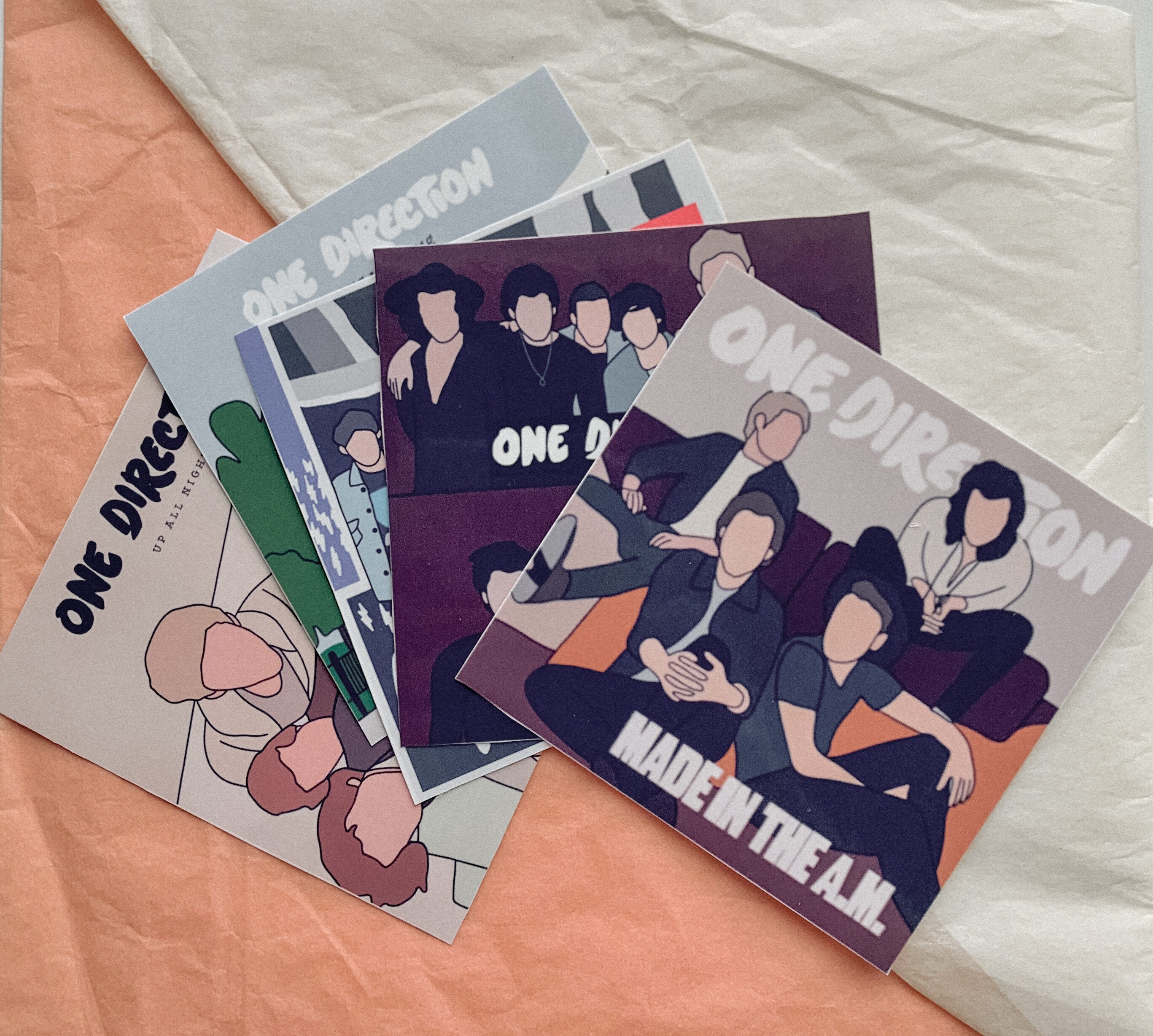 One Direction Album Cover Stickers | Etsy