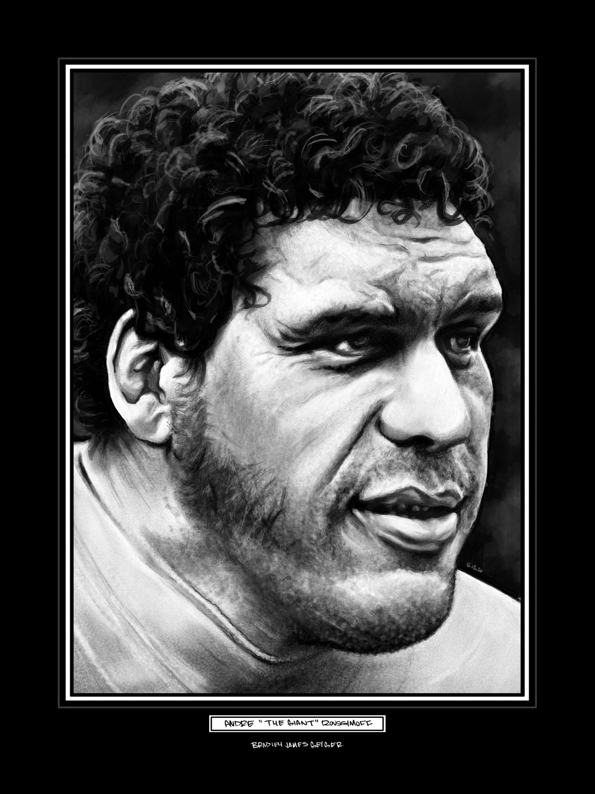Andre Roussimoff AKA Andre the Giant - Etsy