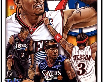 Allen Iverson Print - Etsy