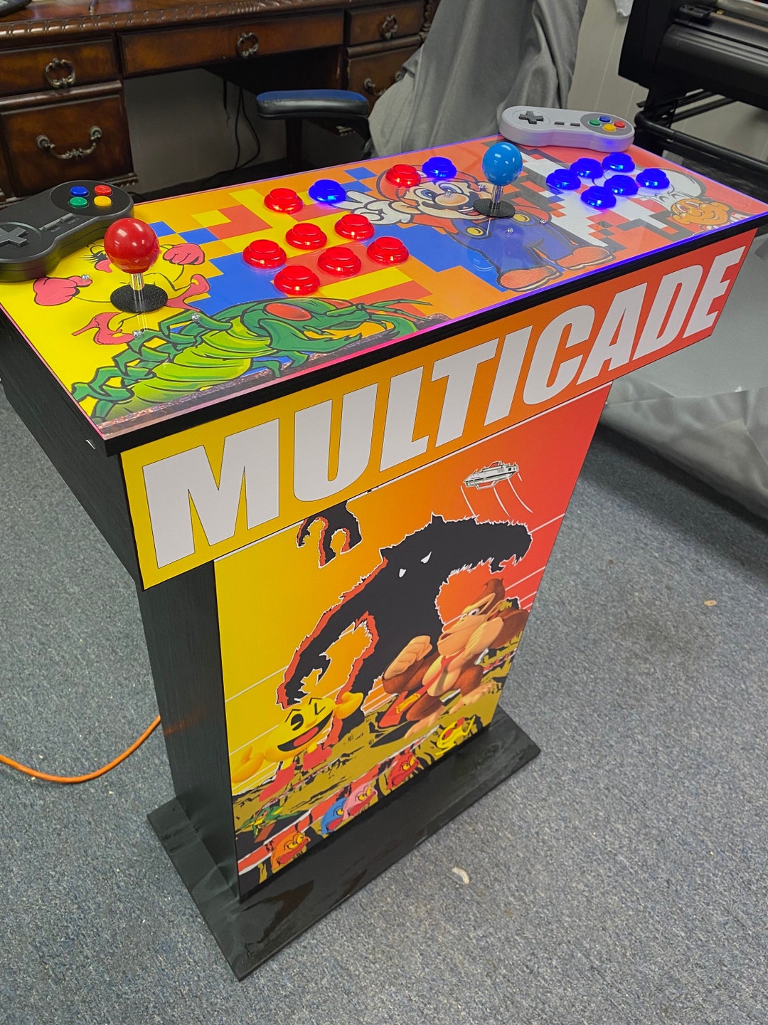 USB Joystick Controller for Mame PC Raspberry Pi for Your System LED ...