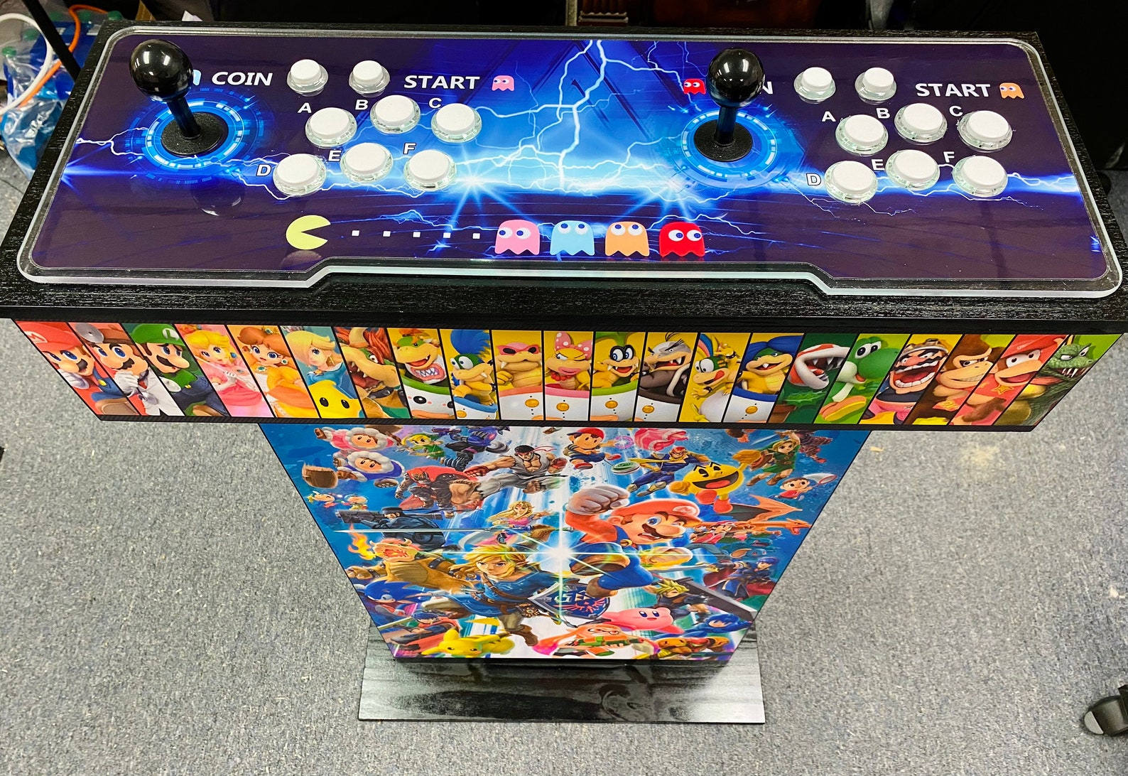 Pedestal Stand for Pandoras Box Table Top Arcade Please Read Item ...
