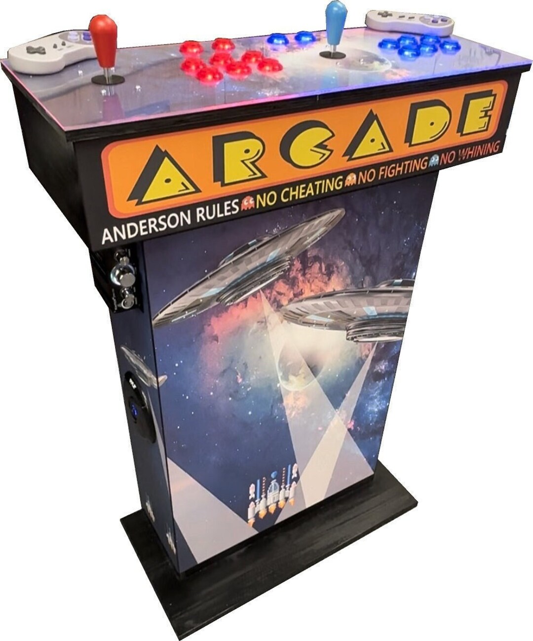 Arcade Machine Pedestal Plug and Play to Your TV Retro Fun Powered by ...