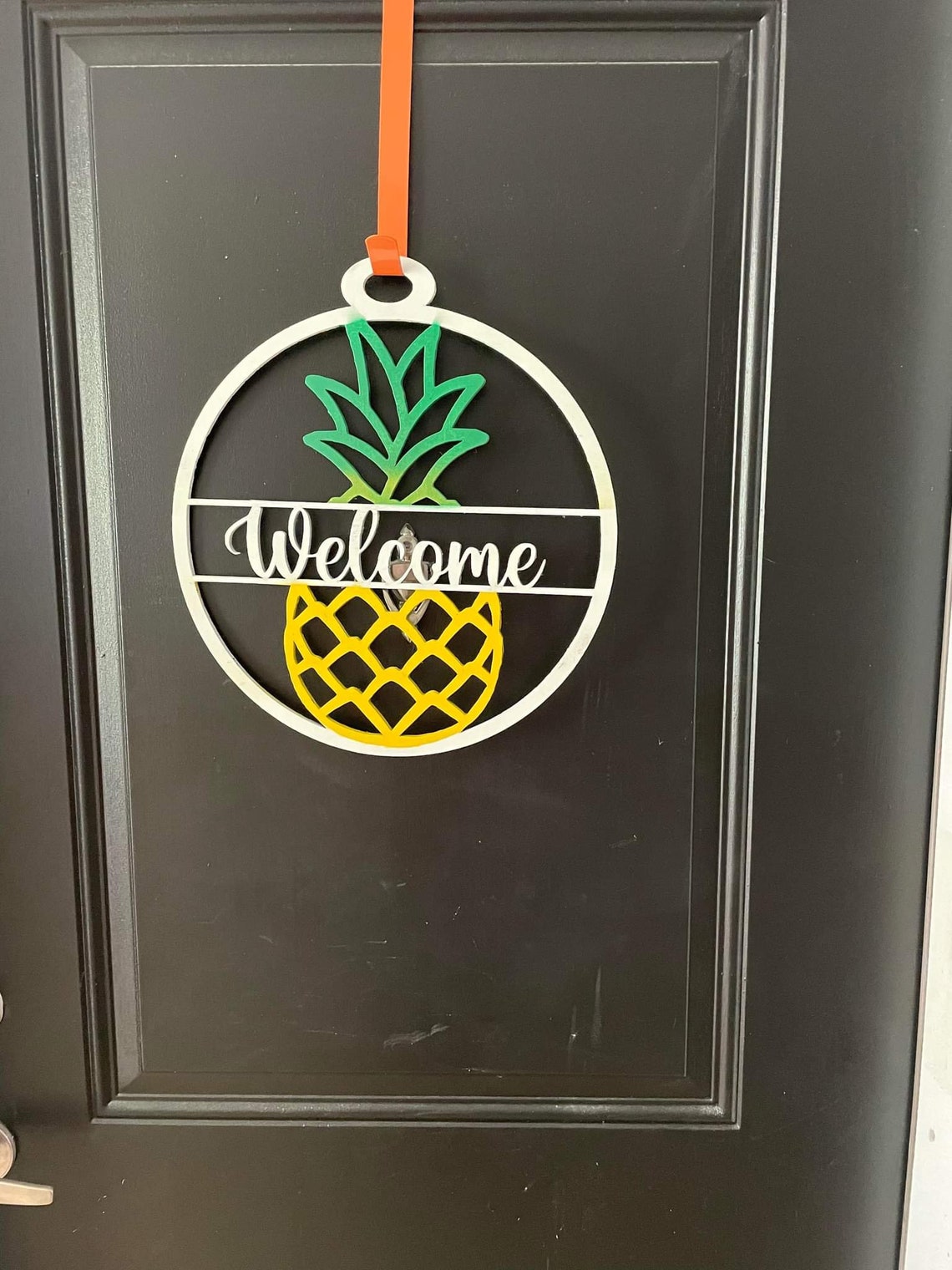 Pineapple Welcome Sign File SVG - Etsy