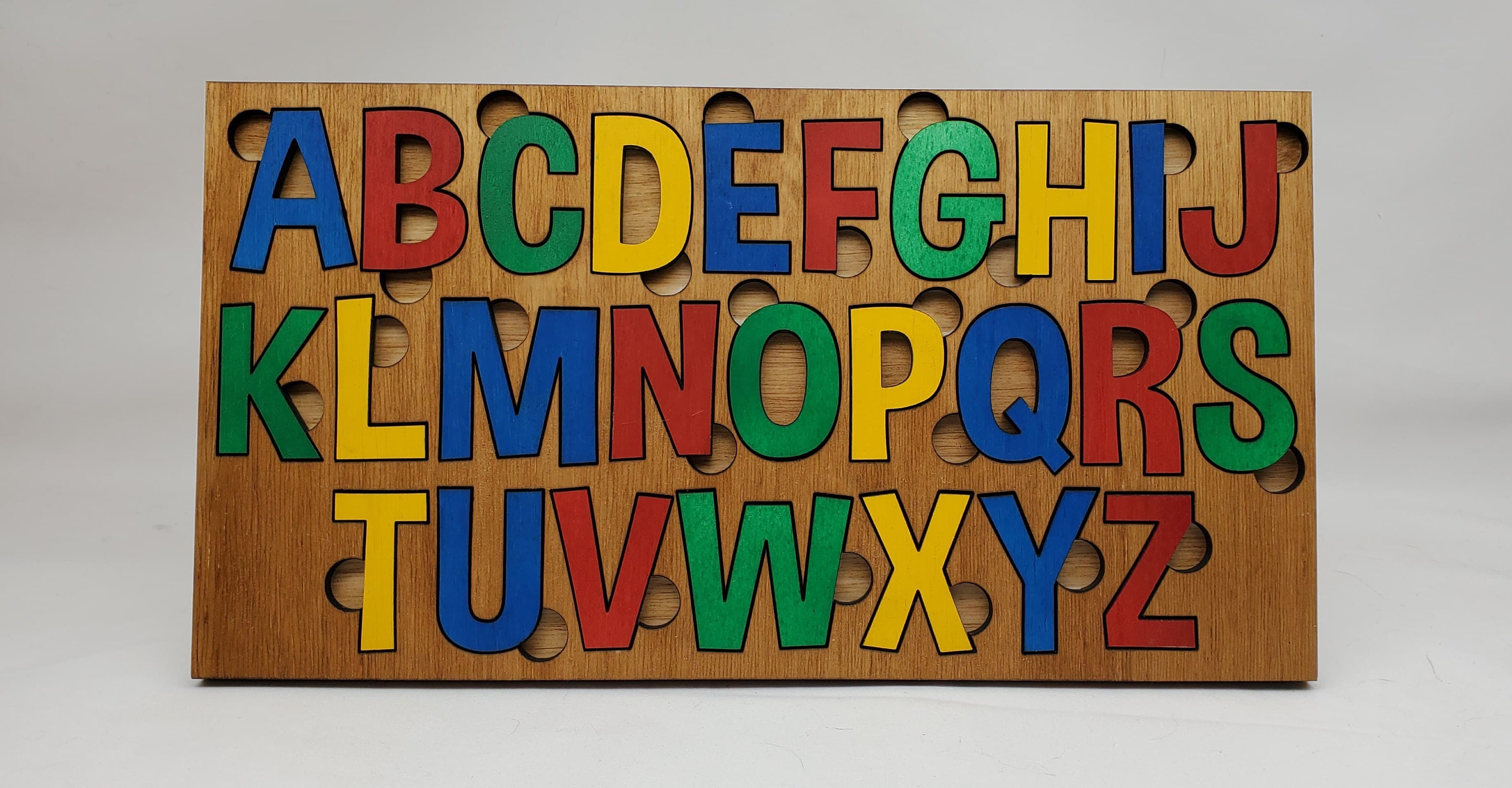 Alphabet Puzzle Svg - Etsy