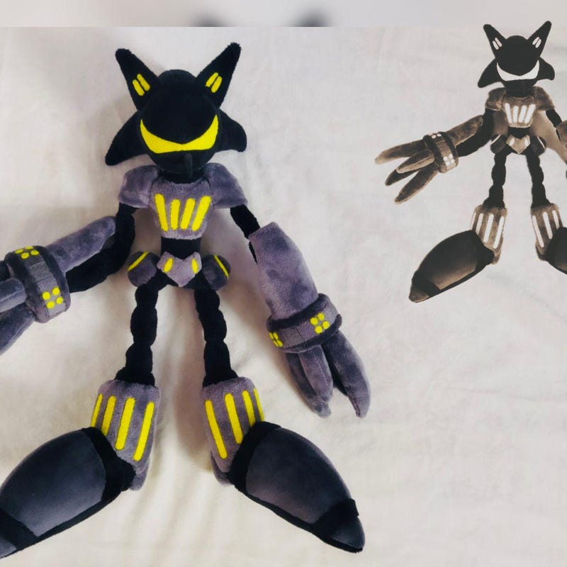 Metal Sonic Plush - Etsy