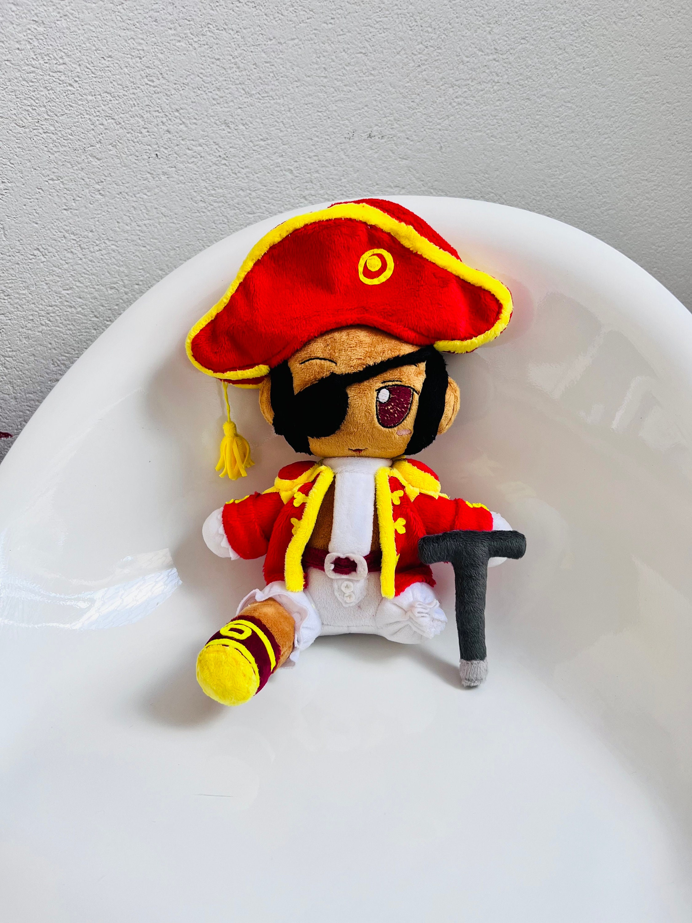 Pirate With One Eye. Custom Plush Toy - Etsy