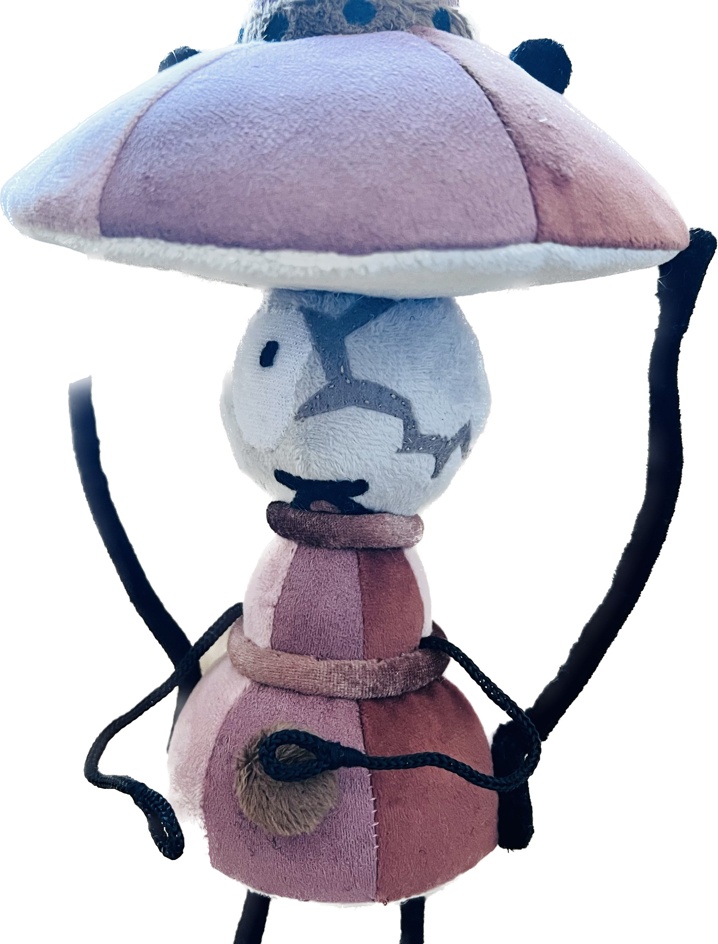 Handmade Wire Plush Posable Soft Sculpture Airy Fabric Doll Light or ...