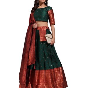 Nitimatta Indian Lehenga Choli for Women Wedding Party Wear Woven ...