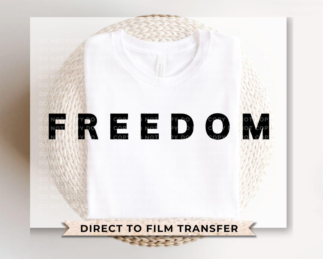 Charlie Kirk Freedom DTF Transfer | Ready to Press T-shirt Transfer - Etsy