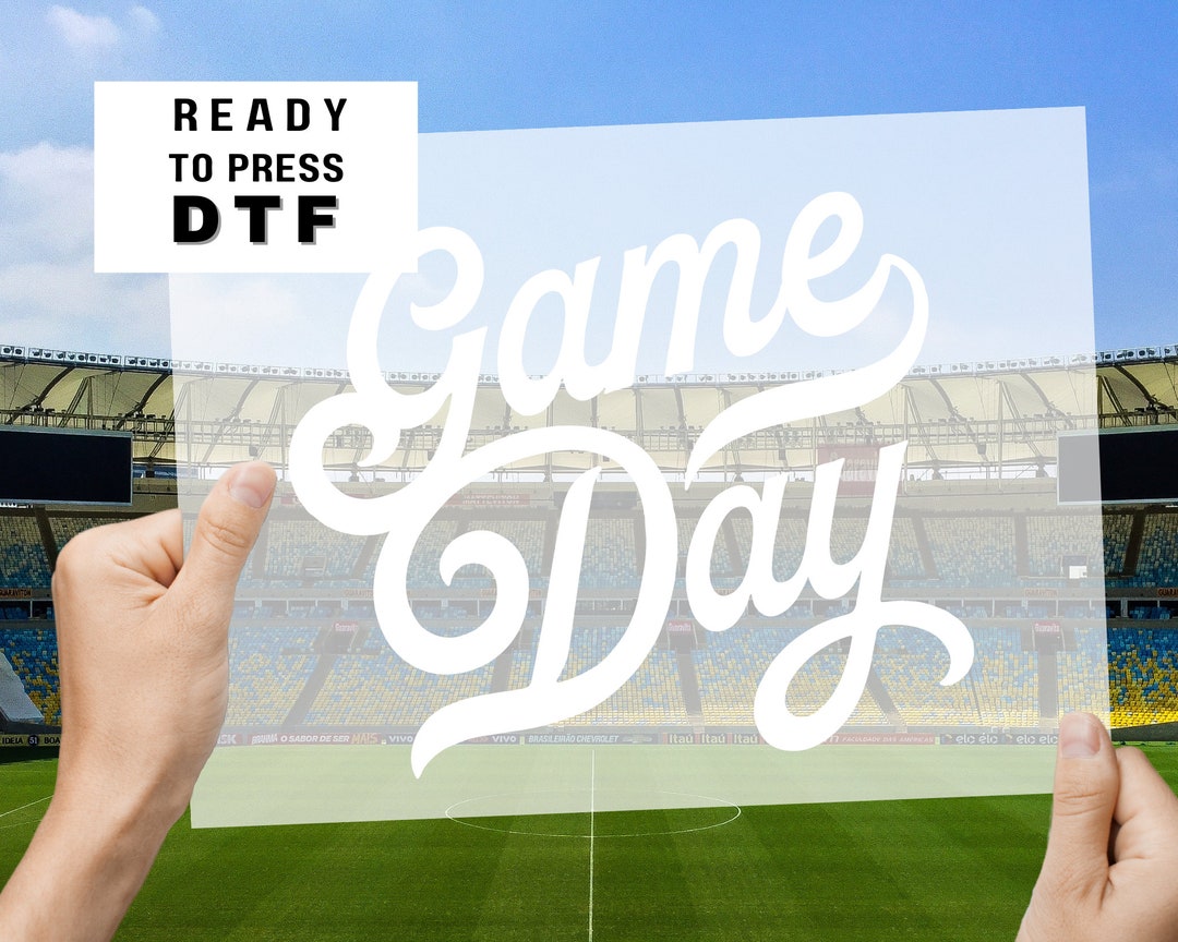 DTF Ready to Press Tshirt Transfers Game Day Heat Transfer Direct to ...