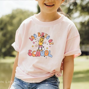 Happy 100th Day of School DTF Transfers, Ready to Press, T-shirt ...