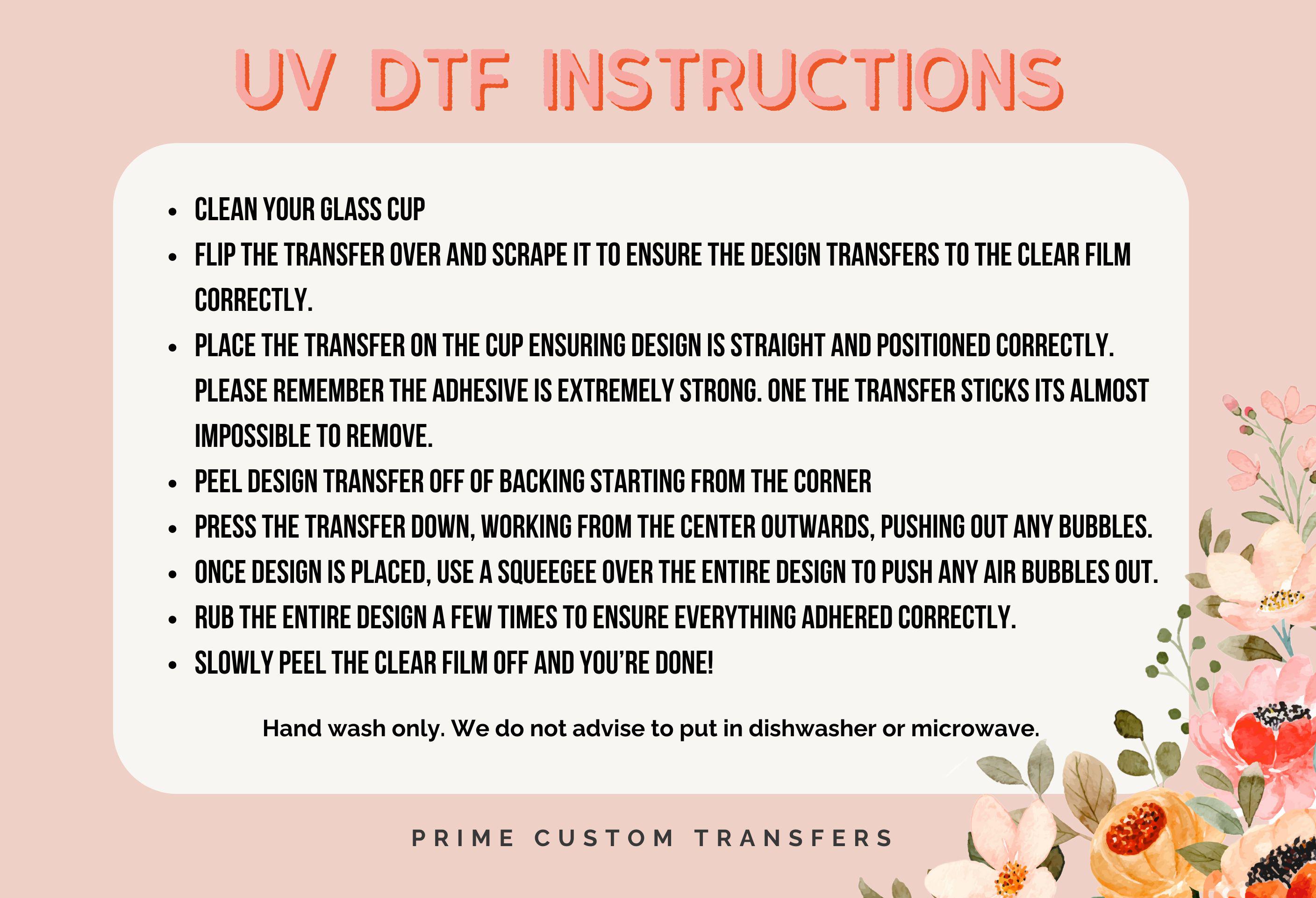 Christmas UV DTF Sticker for Christmas Ornaments, Ready to Apply, No ...